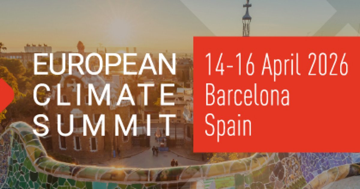 European Climate Summit (ECS) 2026: 14-16 April in Barcelona, Spain ...