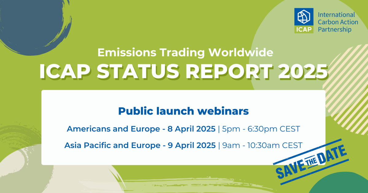 New ICAP Status Report 2025 on Emissions Trading Worldwide – launching ...